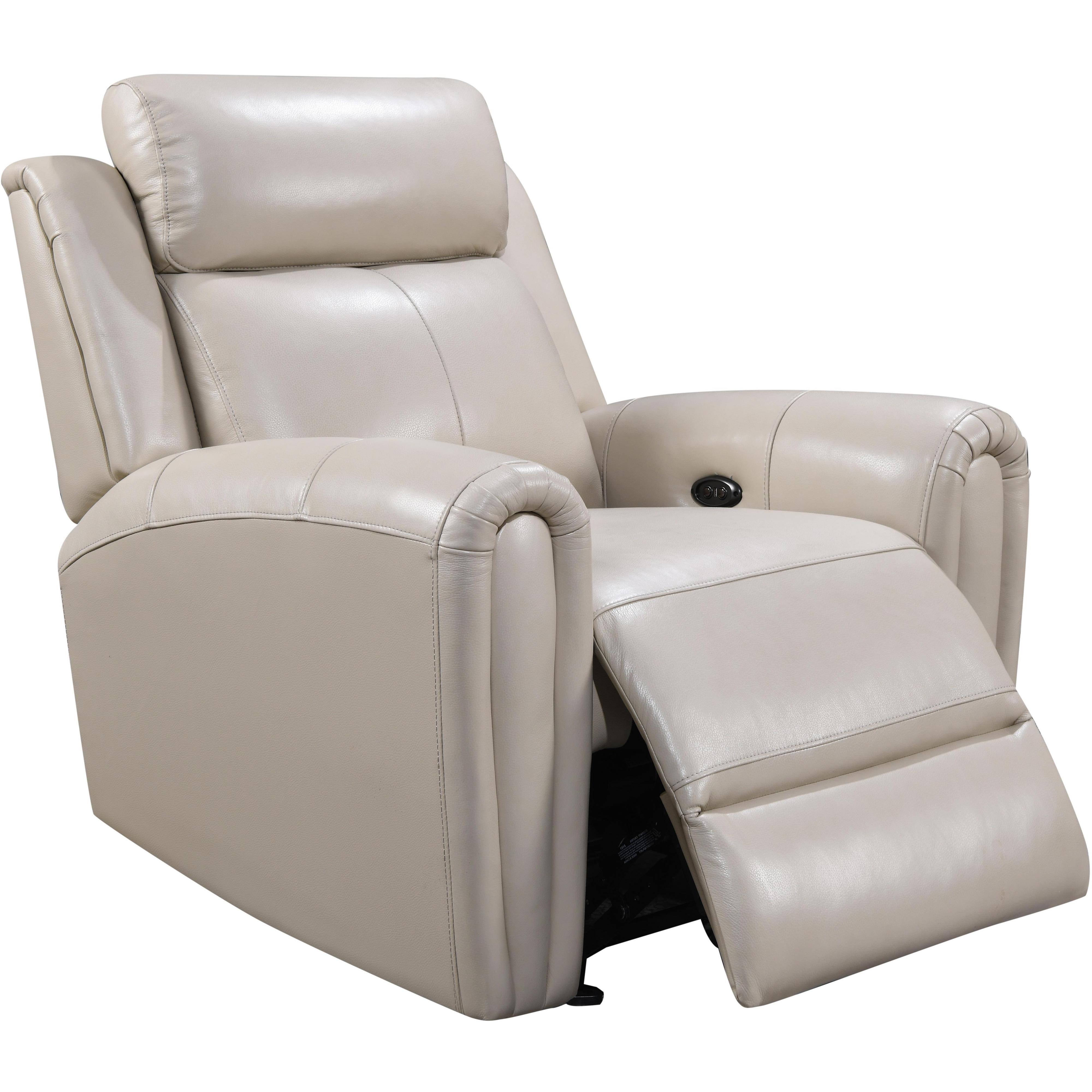 Leather Italia USA Jonathan 1712-E3215G-017405LV Power Glider Recliner
