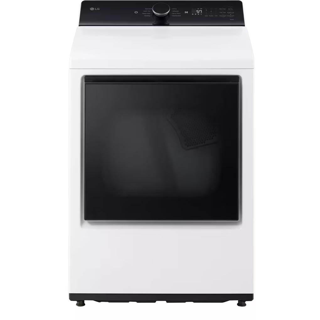 LG 7.3 cu. ft. Electric Dryer with EasyLoad™ Door and AI Sensing DLE84